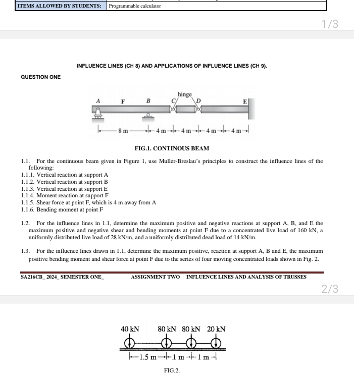 Solved ITEMS ALLOWED BY STUDENTS:Programmable | Chegg.com