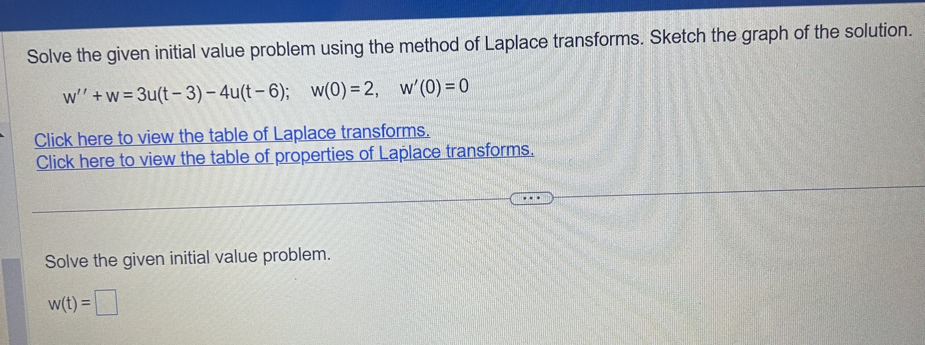 Solve the given initial value problem using the | Chegg.com