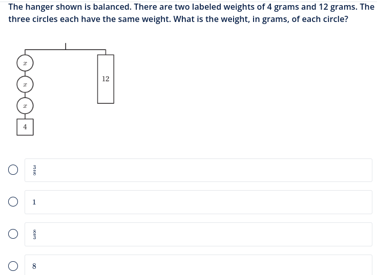 Solved The hanger shown is balanced. There are two labeled | Chegg.com