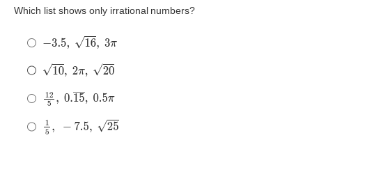 Solved code class="asciimath">Which list shows only | Chegg.com