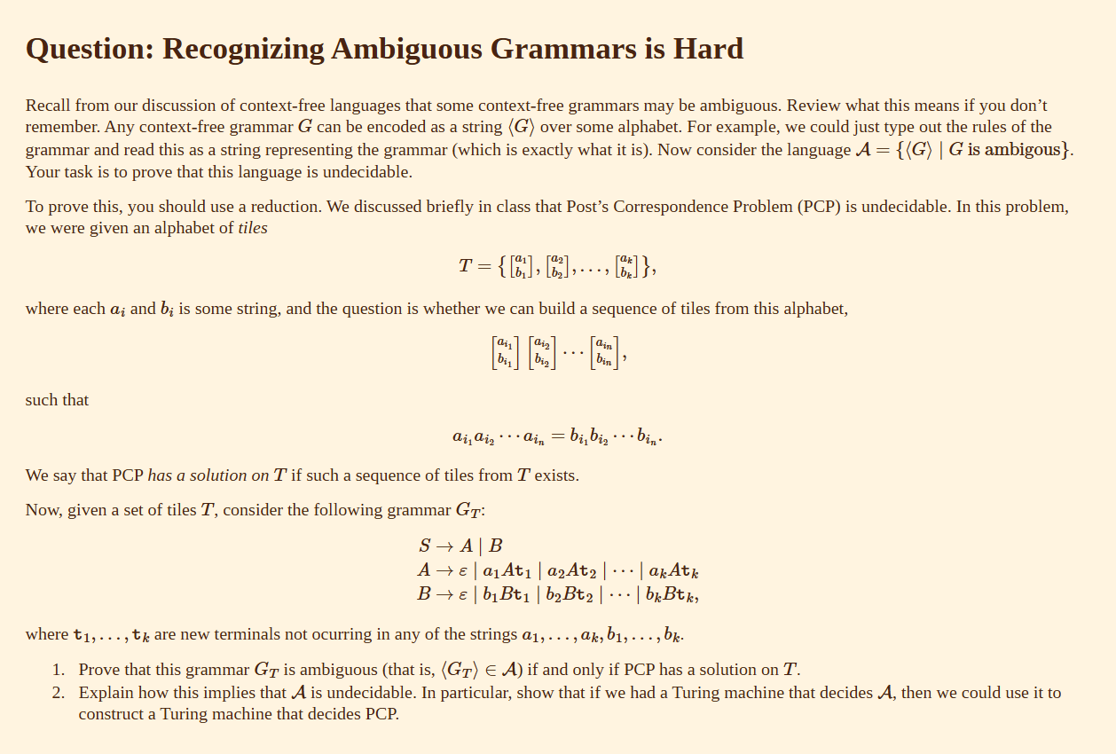 Solved code class="asciimath">Question: Recognizing | Chegg.com
