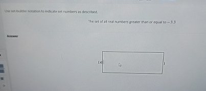 Solved Uve set tounder notation to indicate set numbers as | Chegg.com