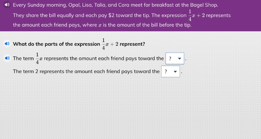 Solved code class="asciimath">What do the parts of the | Chegg.com