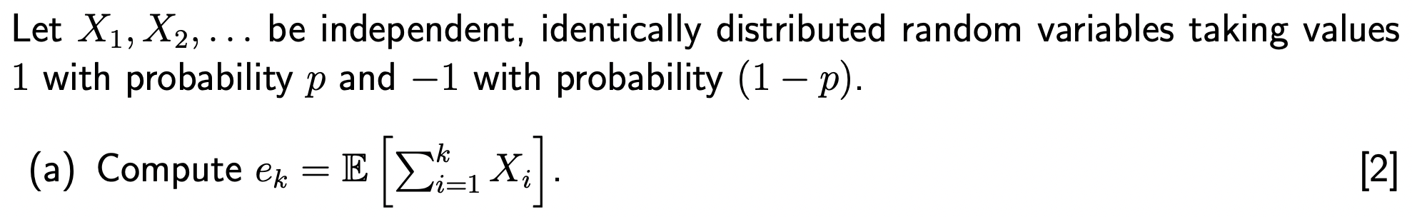 Solved Let x1,x2,dots be independent, identically | Chegg.com