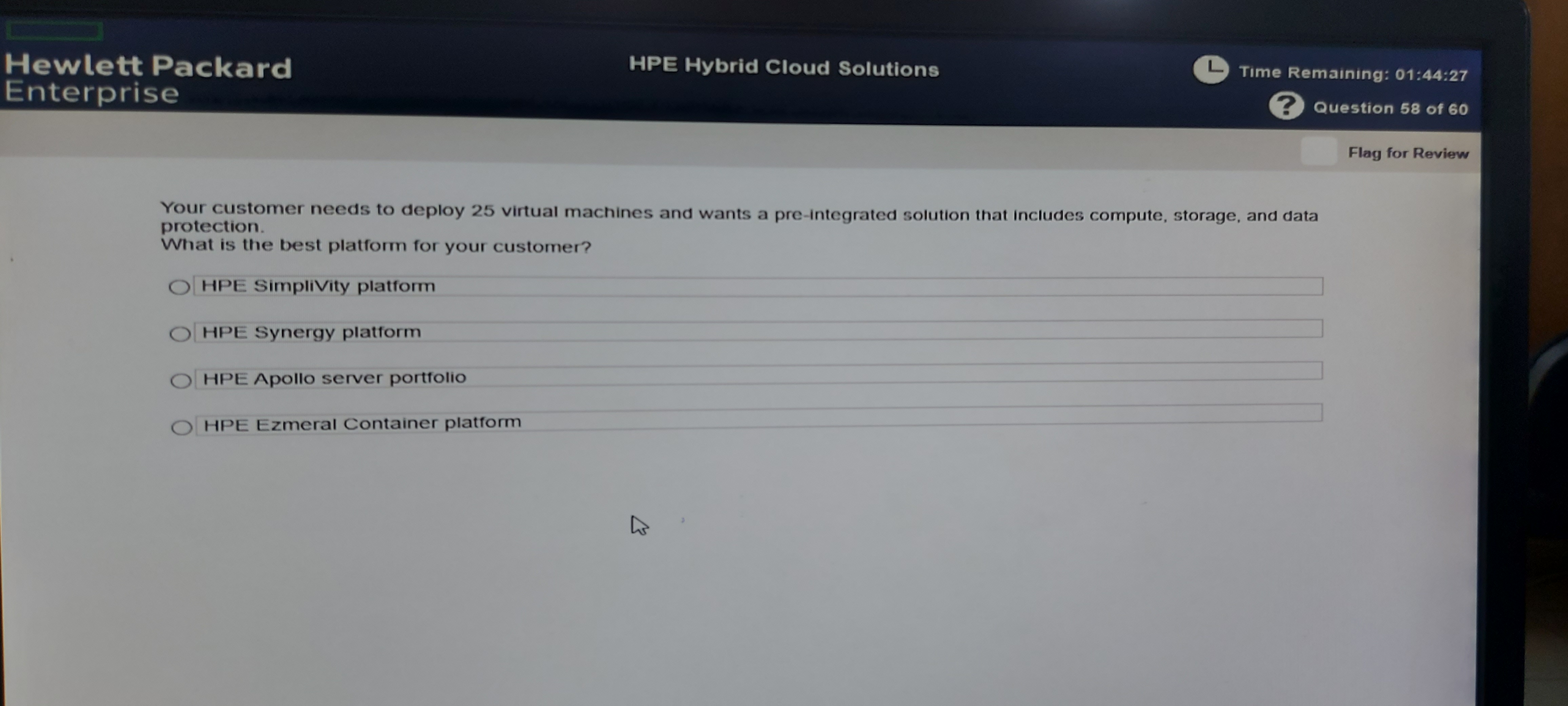 Solved Your customer needs to deploy 25 ﻿virtual machines | Chegg.com