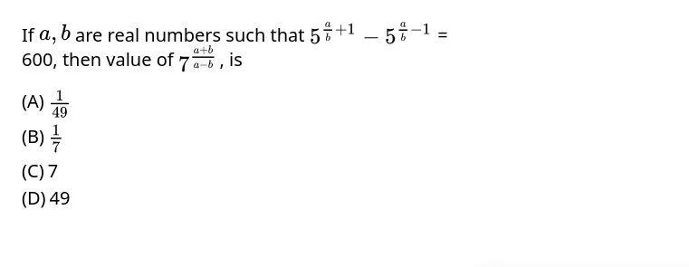 Solved code class="asciimath">If a,b are real numbers such | Chegg.com