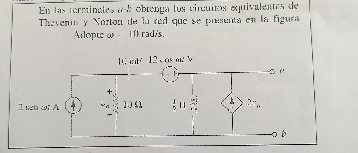 Solved En las terminales a-b ﻿obtenga los circuitos | Chegg.com