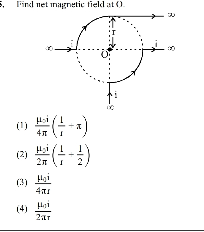 Solved Find net magnetic field at | Chegg.com