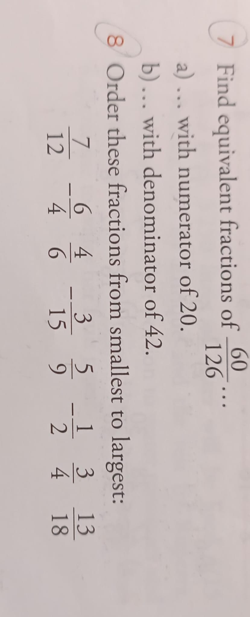 Solved (7) ﻿Find equivalent fractions of 60126dots a) ﻿dots | Chegg.com