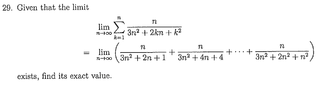 Solved Given that the limit | Chegg.com