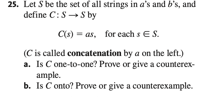 Solved Let S be the set of all strings in a 's and b 's, | Chegg.com