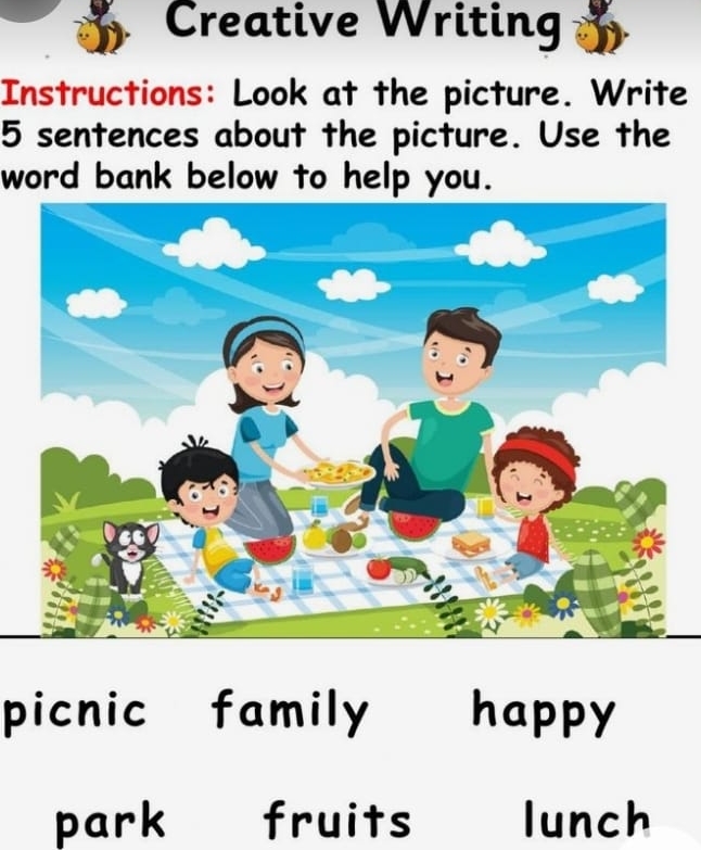 Solved Creative Writing Instructions: Look at the picture. | Chegg.com