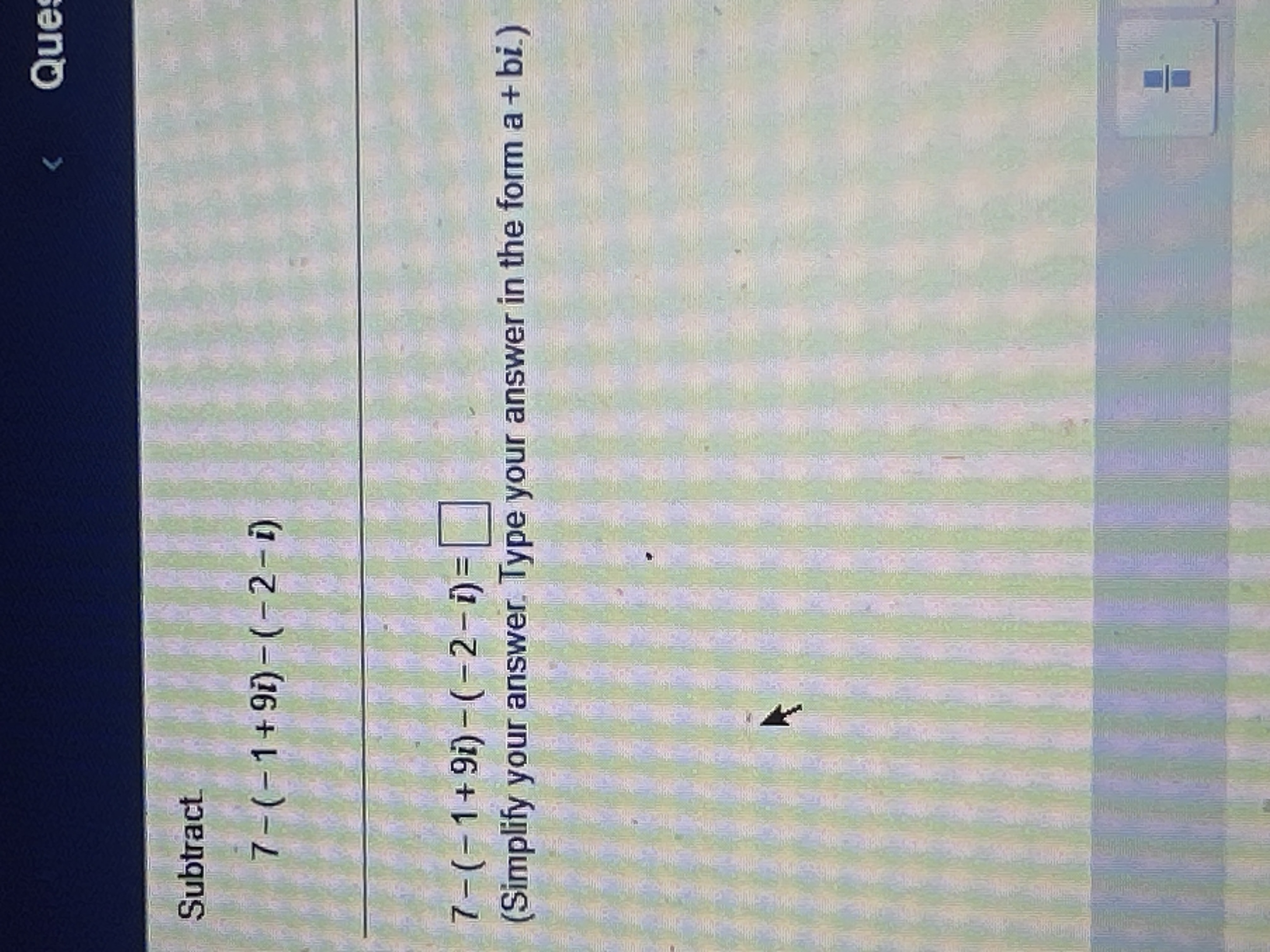 Solved code class="asciimath">Subtract. | Chegg.com
