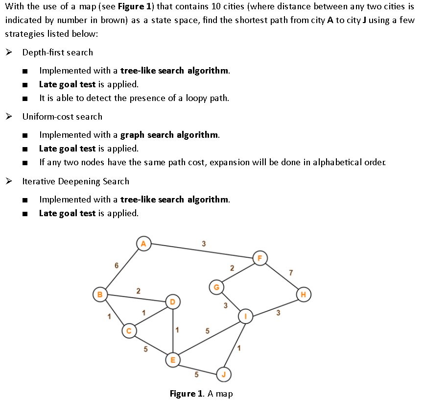 With the use of a map (see Figure 1) ﻿that contains | Chegg.com