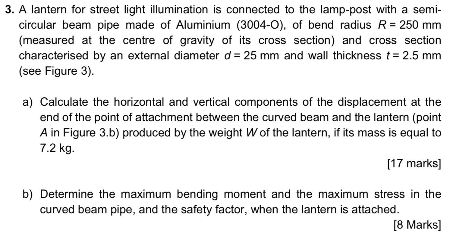 Solved A lantern for street light illumination is connected | Chegg.com
