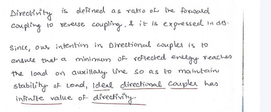 Solved Directivity is defined as ratio of the forwold | Chegg.com