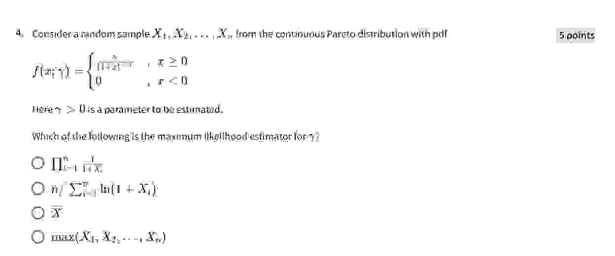 Solved Constder anandom sample x1,x1,dots,x2 ﻿from tha | Chegg.com