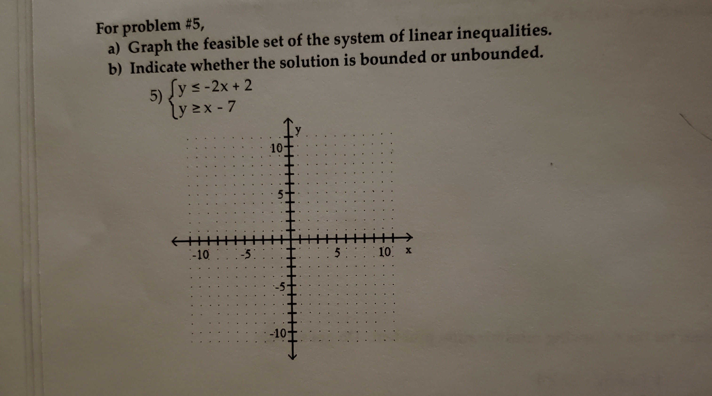 code class="asciimath">For problem #5, ﻿a | Chegg.com