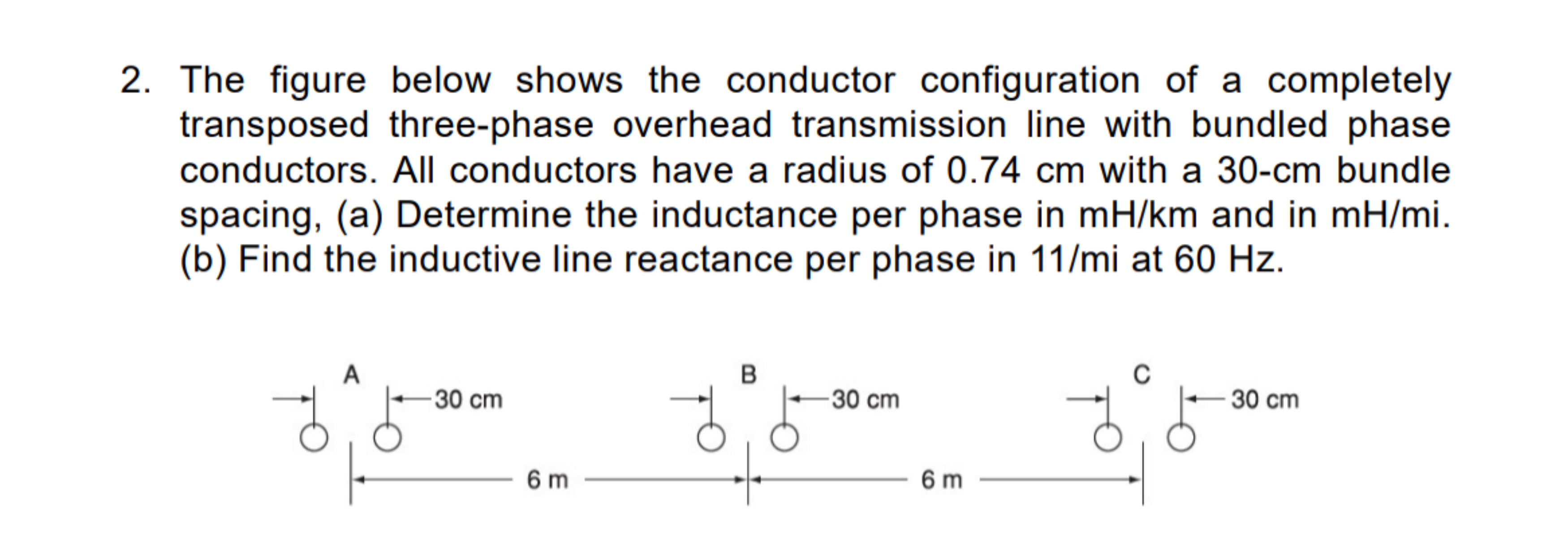 Solved The figure below shows the conductor configuration of | Chegg.com