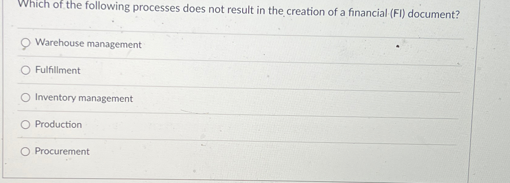 Solved Which of the following processes does not result in | Chegg.com