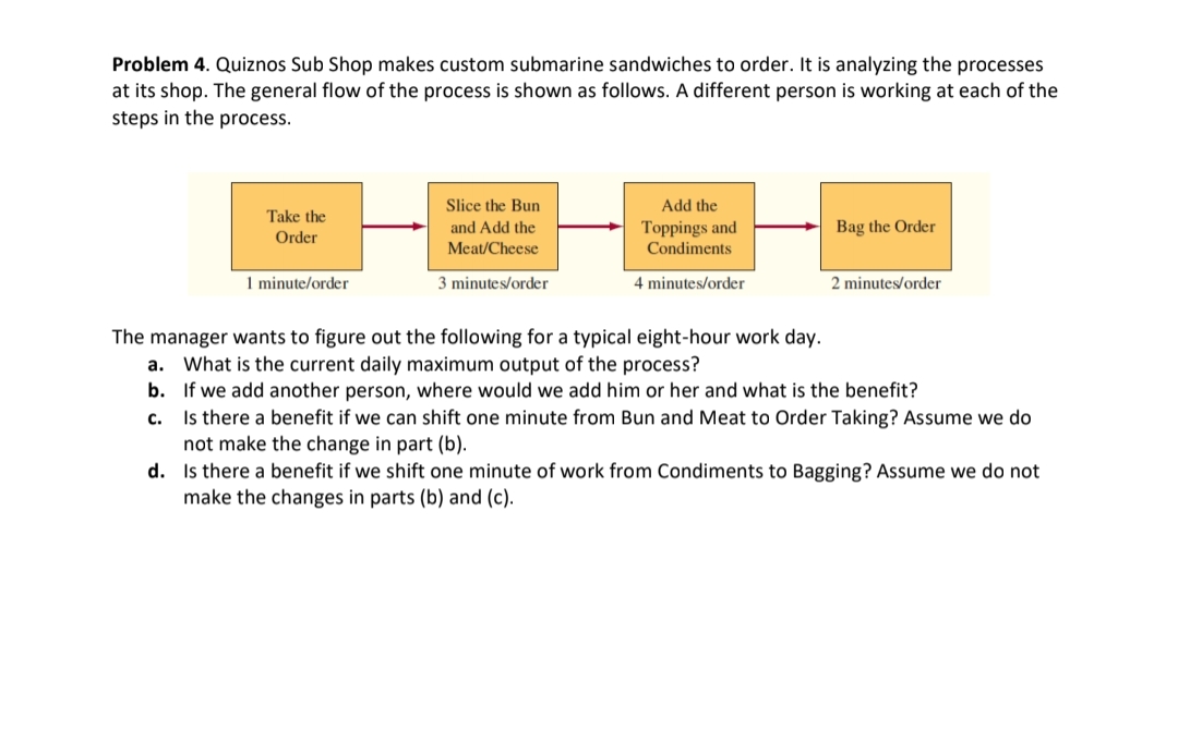 Solved MEM 505Problem 1. ﻿Sandra Lee wants to evaluate its | Chegg.com