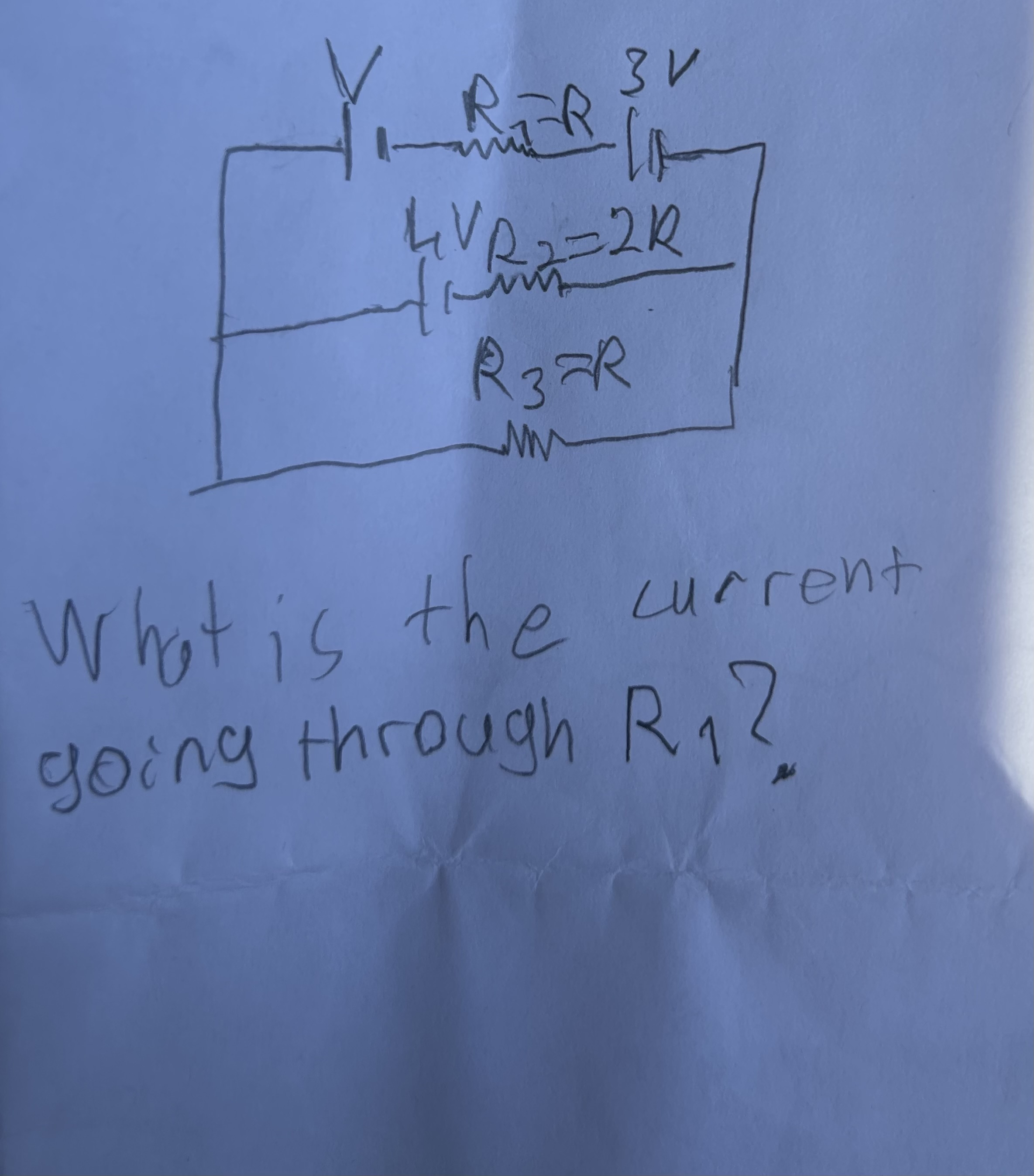 Solved What is the current going through R1? | Chegg.com