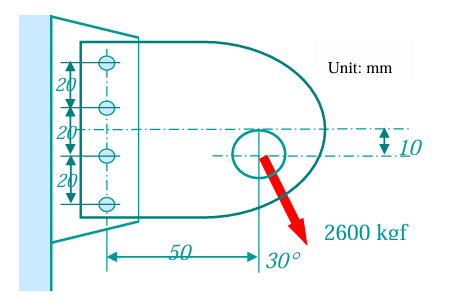 Solved "Given the bolt-weld joint with a static eccentric | Chegg.com