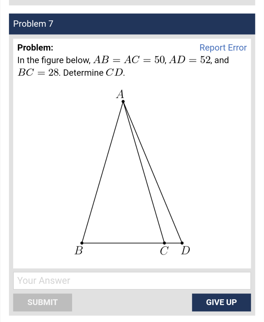 Solved Problem: Report Error In the figure below, | Chegg.com
