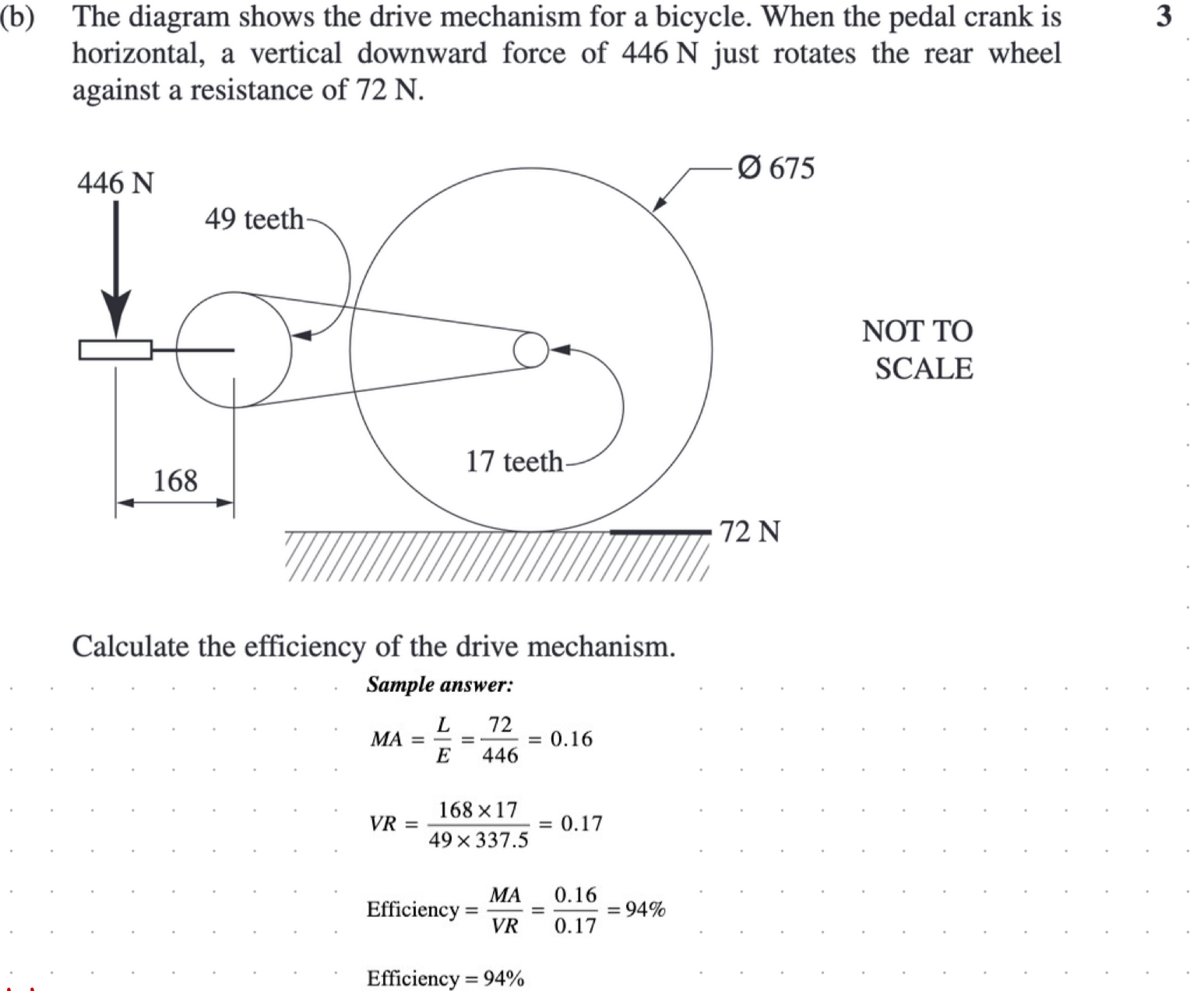Solved EXPLAIN THE VELOCITY RATIO (VR) ﻿CALCULATION, IT | Chegg.com