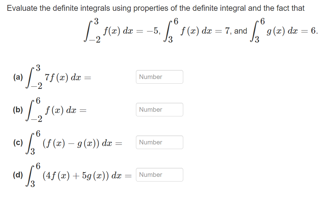 Solved Evaluate the definite integrals using properties of | Chegg.com