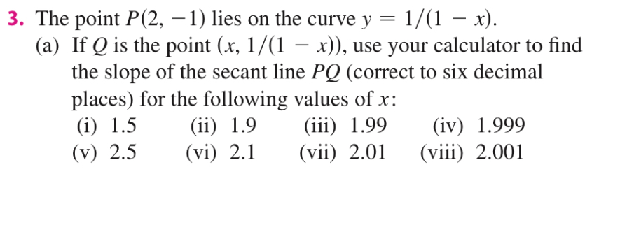 Solved code class="asciimath">The point P(2,-1) ﻿lies on the | Chegg.com