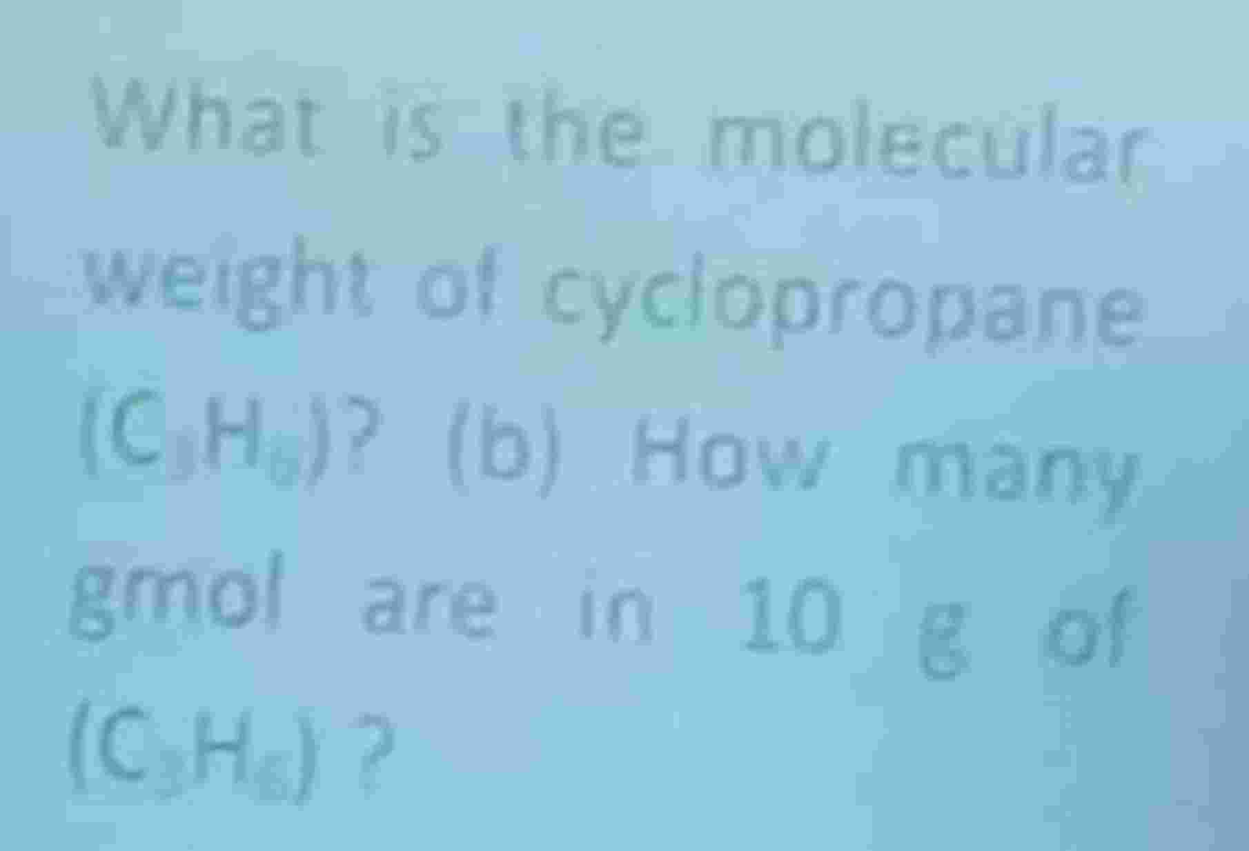 Solved code class="asciimath">What is the molecular weight | Chegg.com
