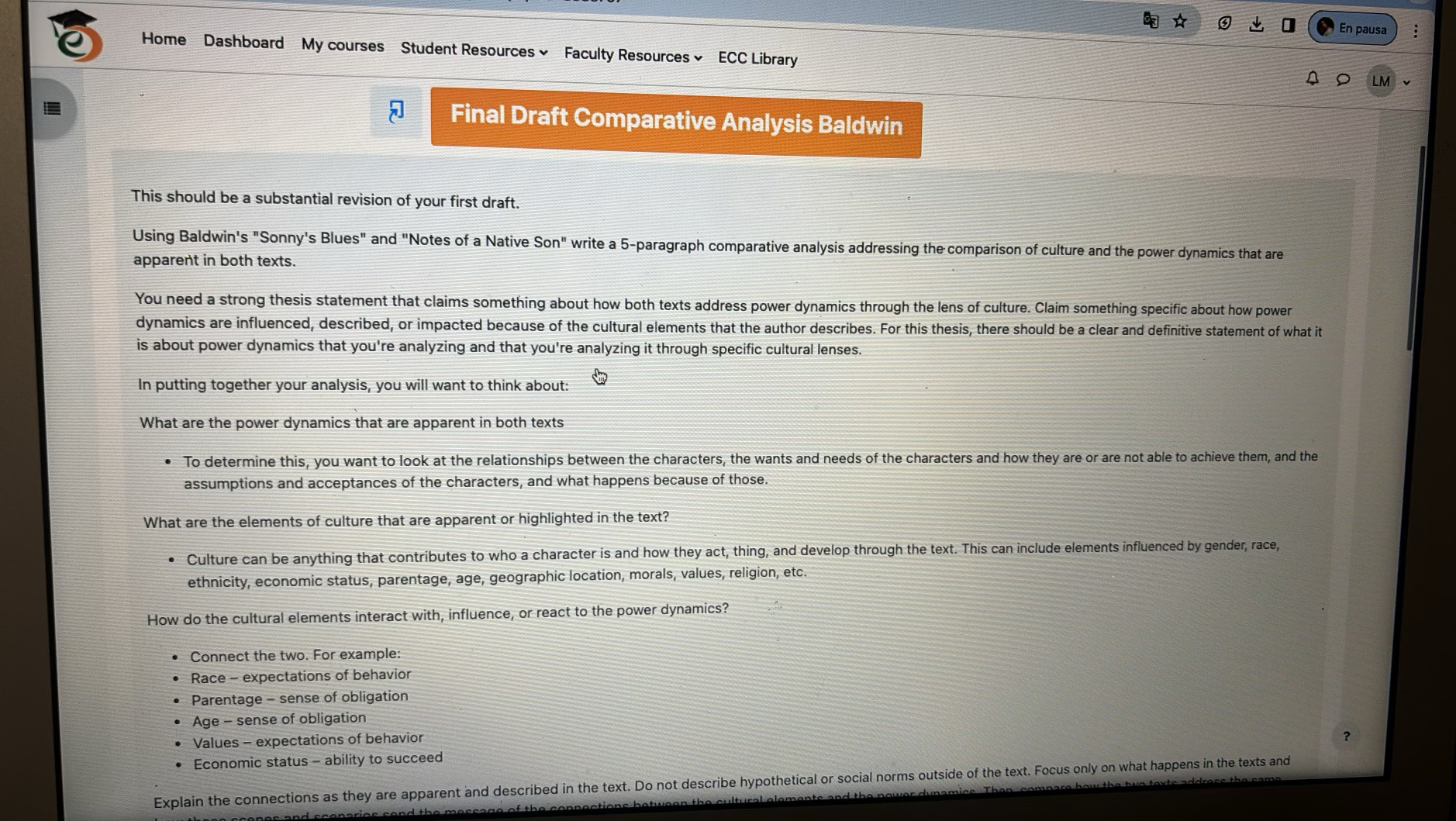 Solved Home Dashboard My courses Student Resources v Faculty | Chegg.com