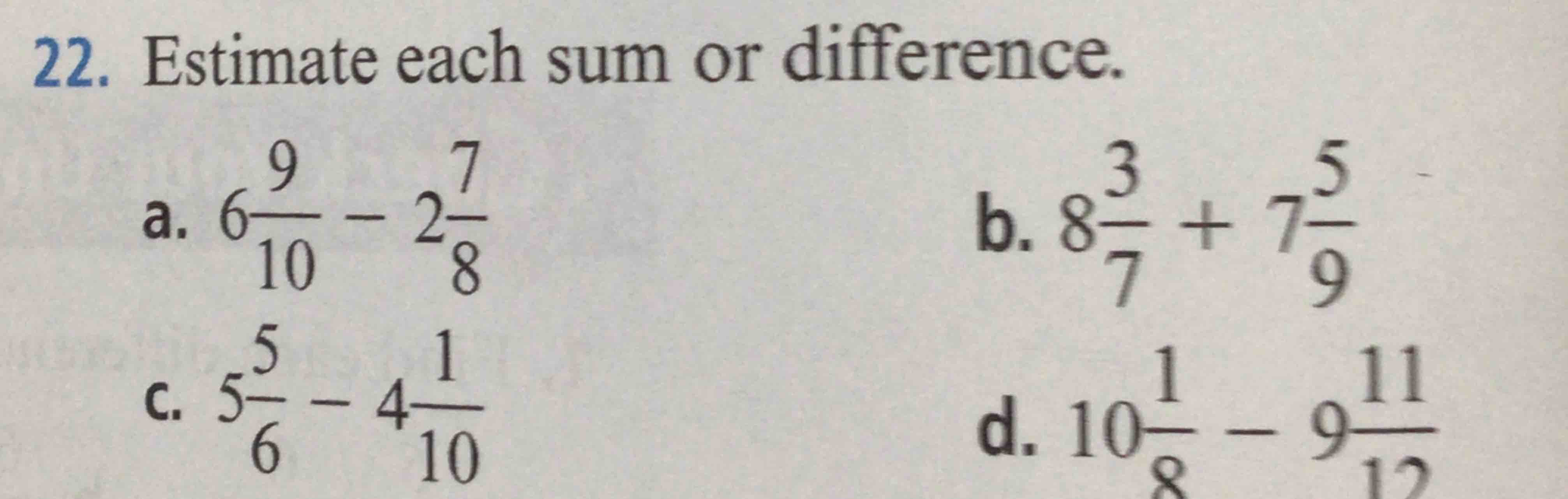 Solved code class="asciimath">Estimate each sum or | Chegg.com