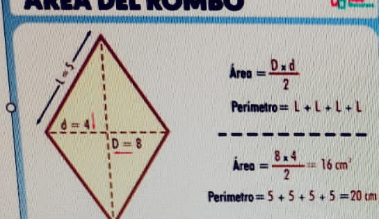 Solved code class="asciimath"> ﻿Areo =(D\times d)/(2) | Chegg.com
