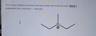 How many implied (umwritten Ione pairs) ﻿does this | Chegg.com