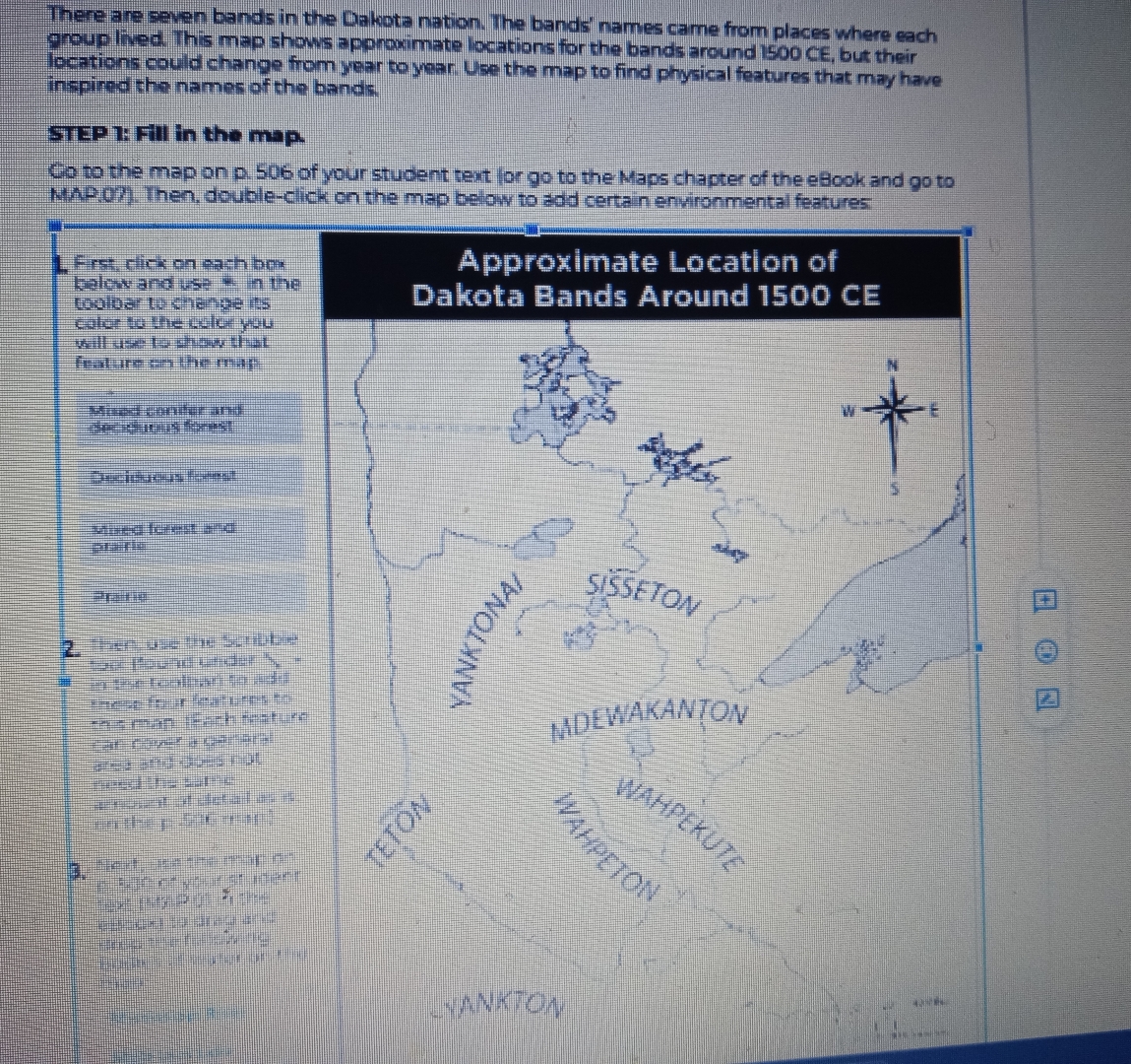 Solved There are seven bands in the Dakota nation. The | Chegg.com