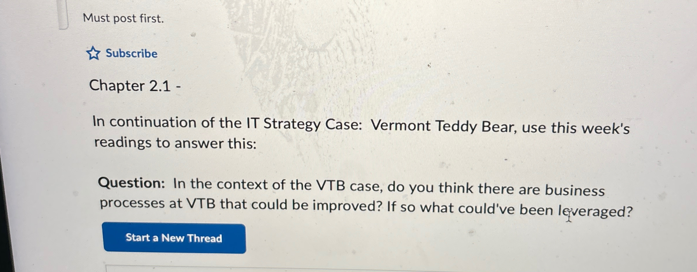 Solved Must post first.SubscribeChapter 2.1 -In continuation | Chegg.com