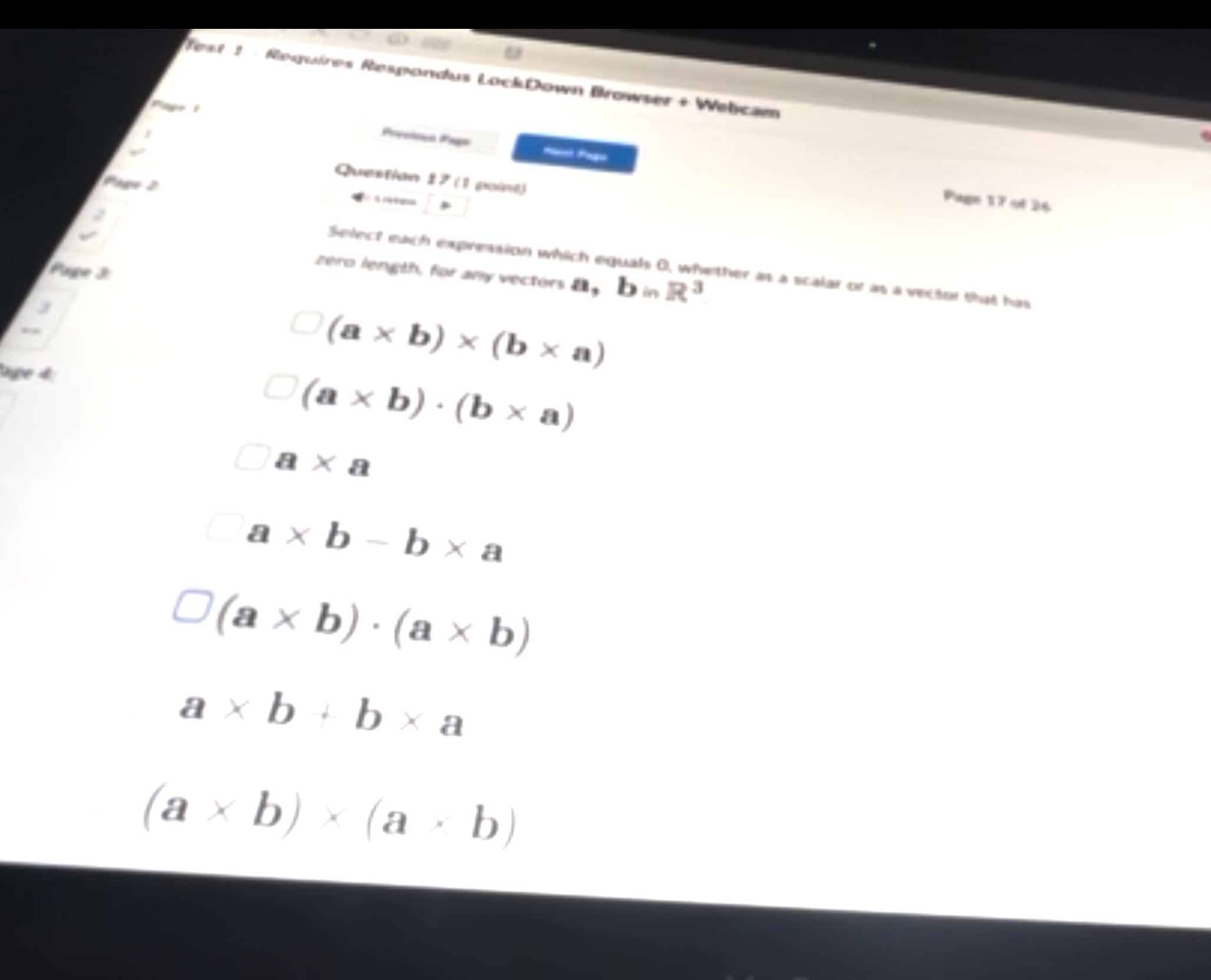 Solved Beflert mach expressions which equals O. ﻿whether an | Chegg.com