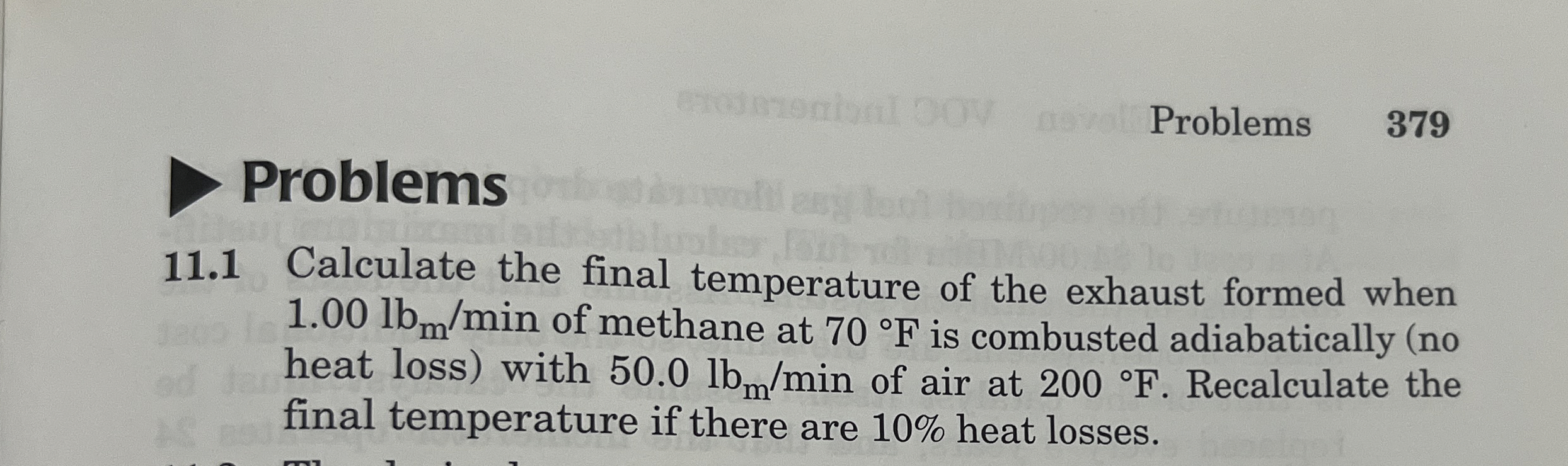 Solved Problems379Problems11.1 ﻿Calculate the final | Chegg.com