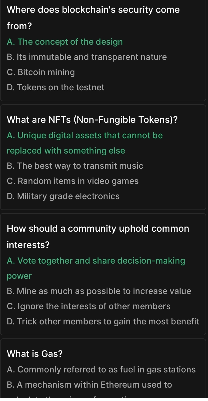 Solved Where does blockchain's security come from? A. ﻿The | Chegg.com