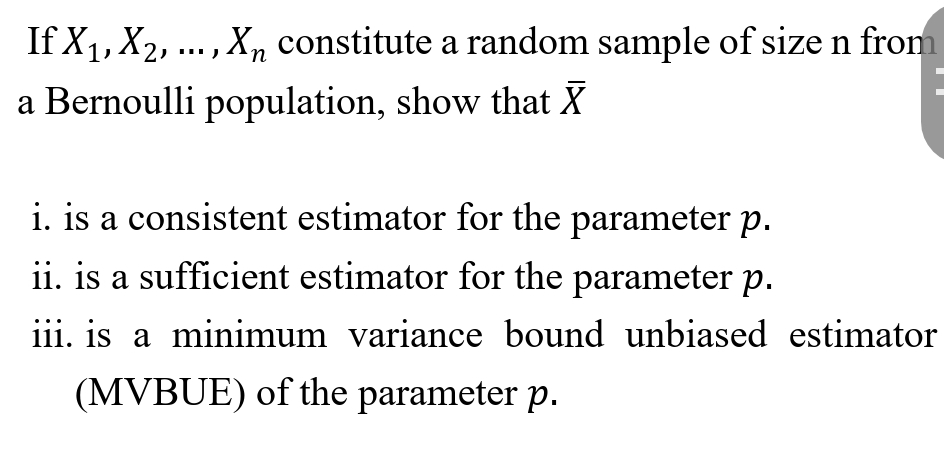 Solved If x1,x2,dots,xn ﻿constitute a random sample of size | Chegg.com