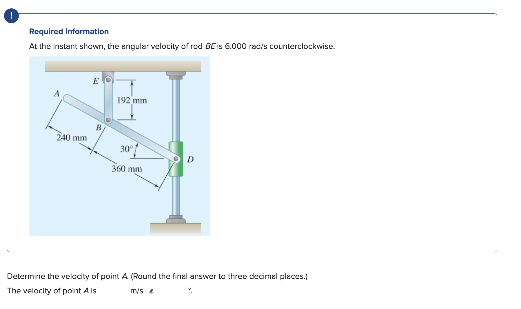 code class="asciimath">! ﻿Required information At the | Chegg.com