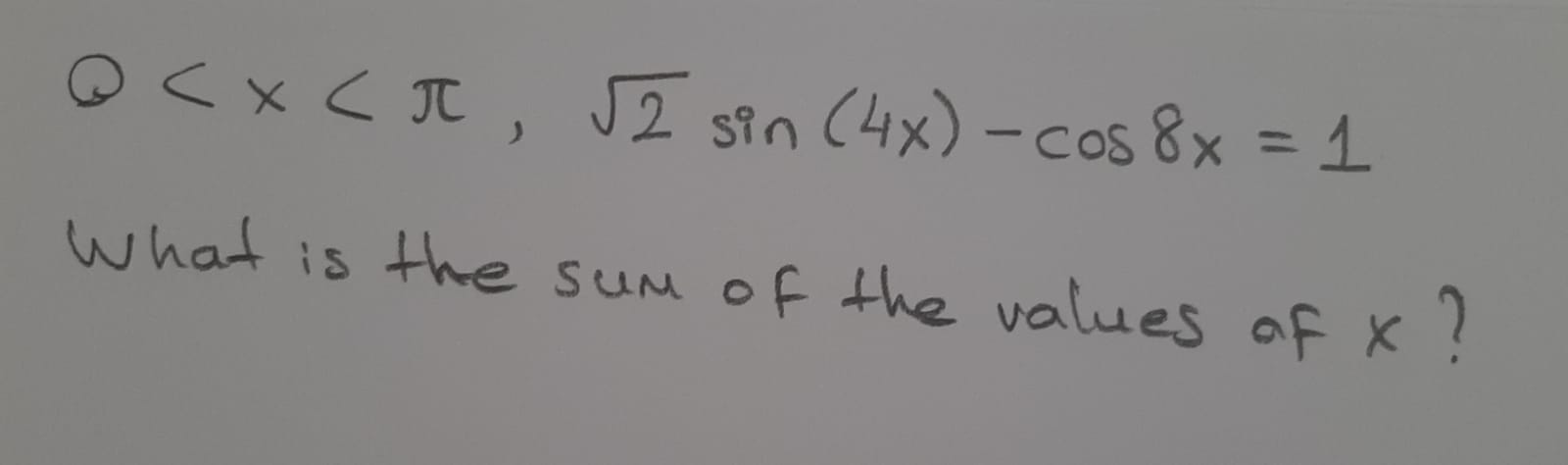 Solved code class="asciimath">x0 ﻿What is the sum of the | Chegg.com
