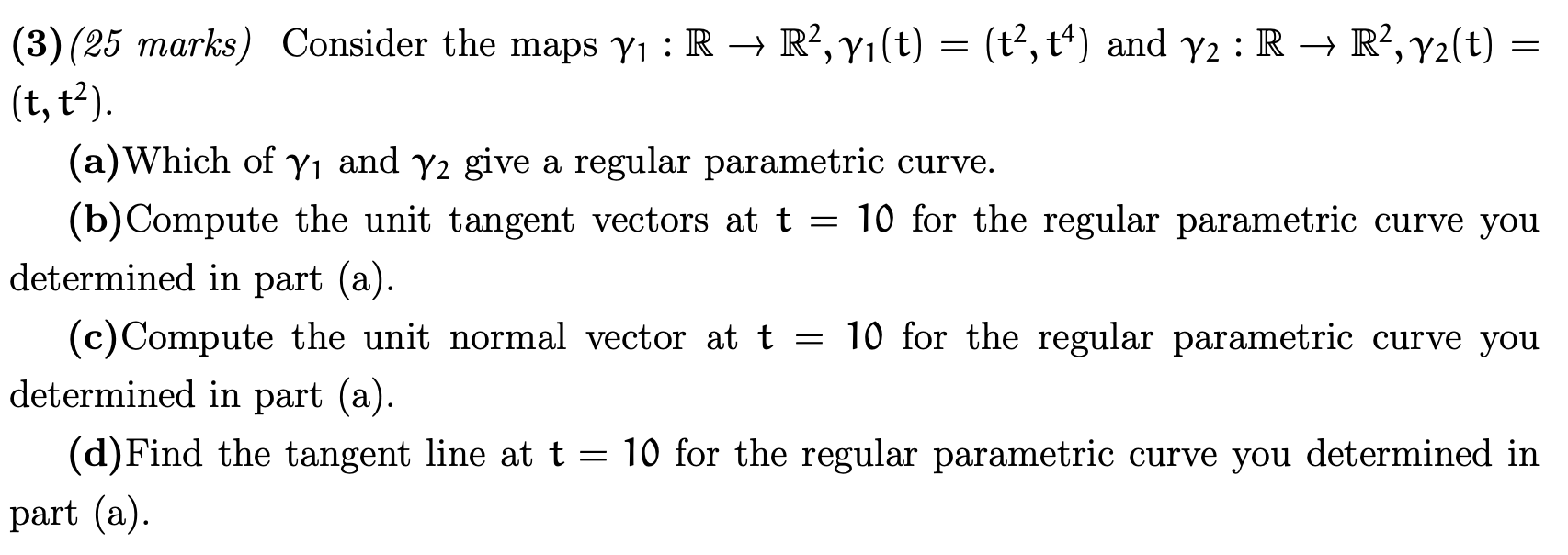 code class="asciimath">(3) (25 ﻿marks) ﻿Consider the | Chegg.com