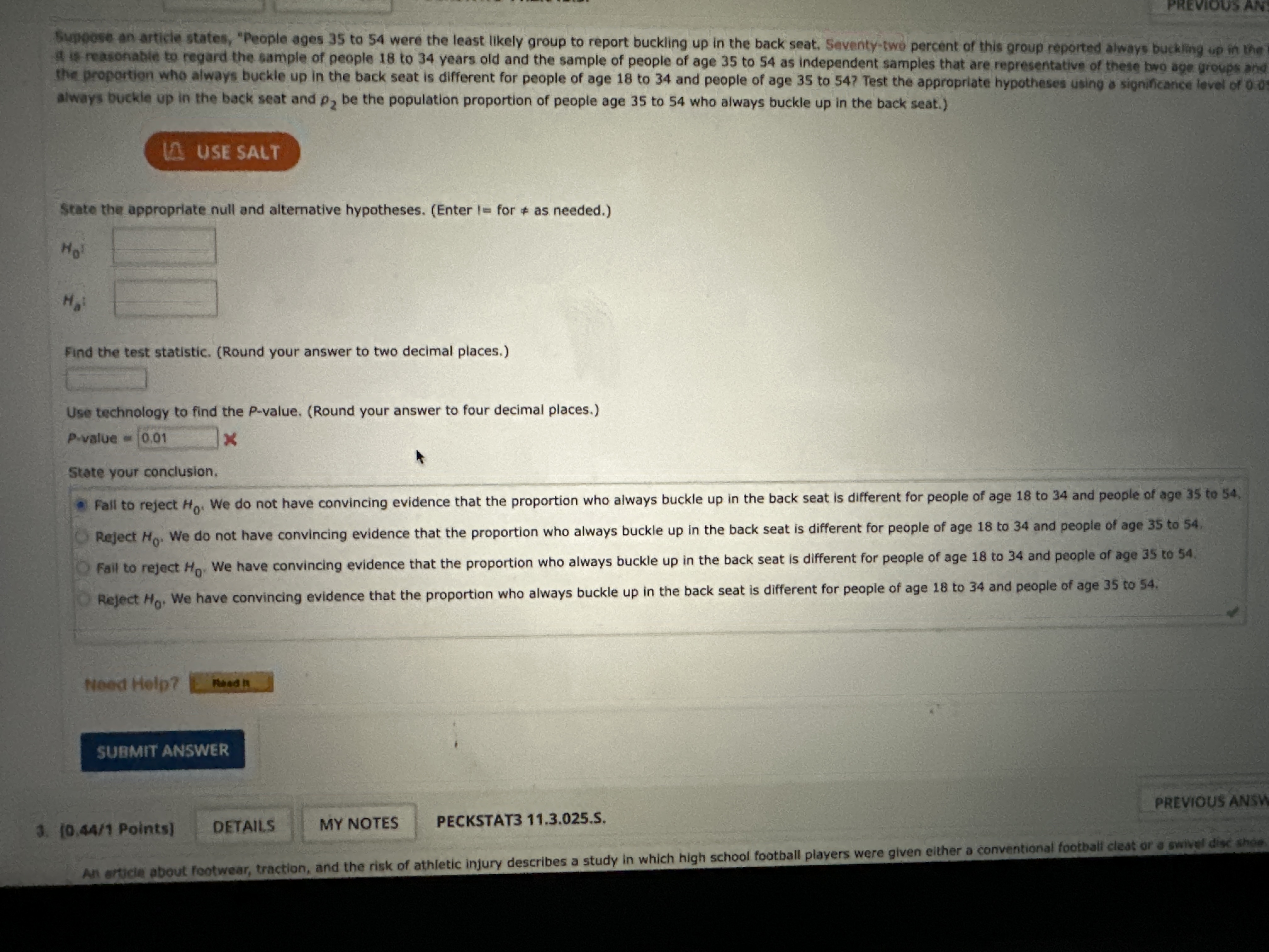 Solved 2. [0.2/1 ﻿Points] ﻿PECKSTAT3 11.2.013.S. ﻿always | Chegg.com