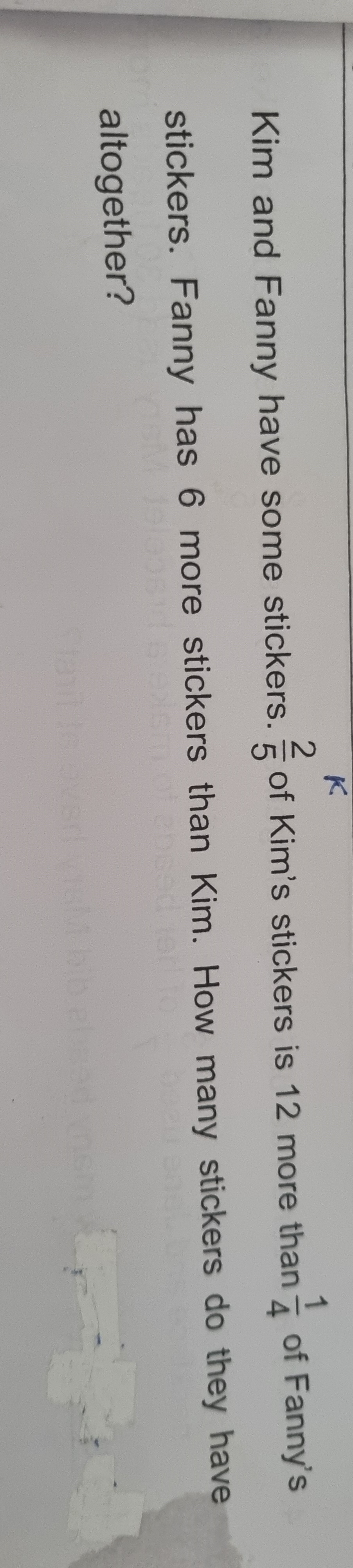 Solved code class="asciimath">Kim and Fanny have some | Chegg.com
