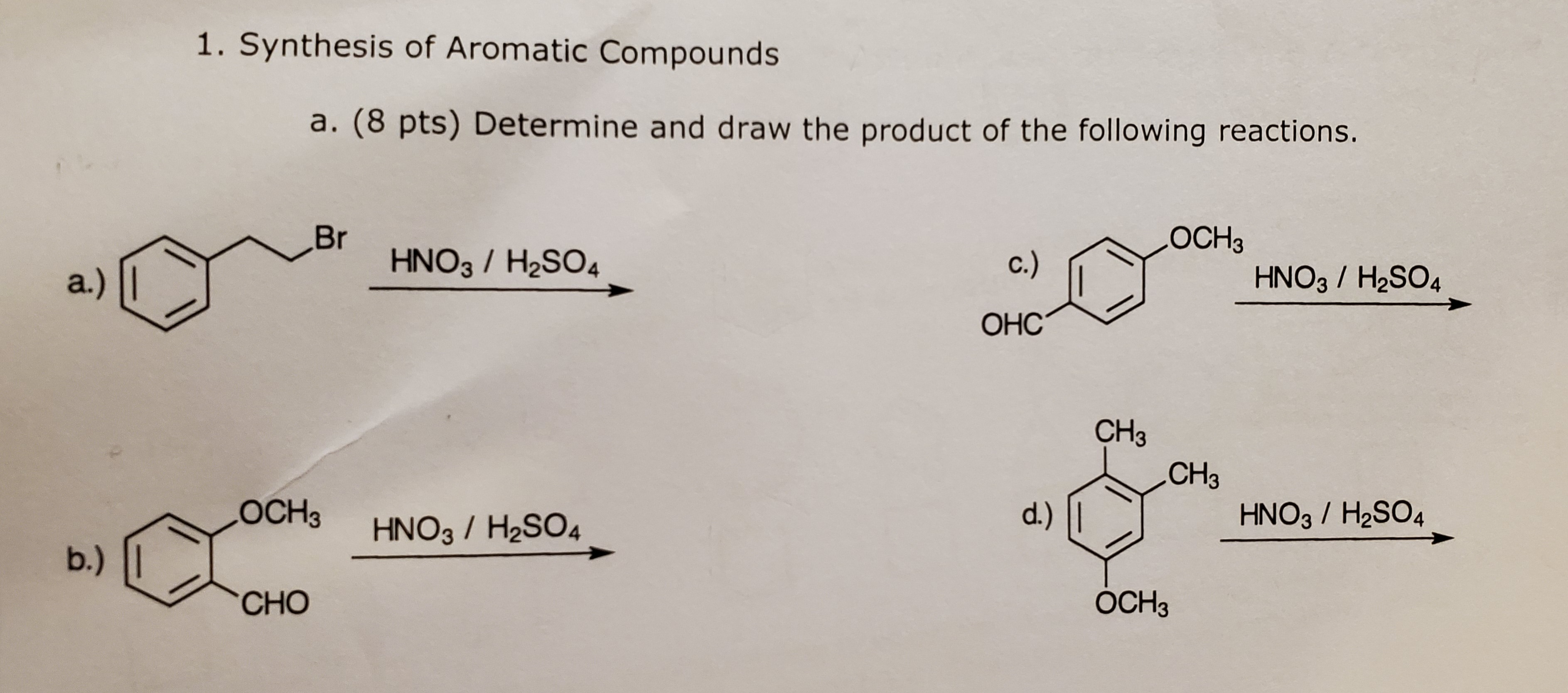 Solved Determine And Draw The Product Of The Following