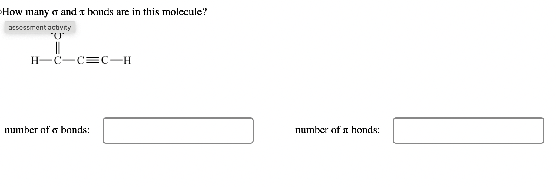Solved How many σ ﻿and π ﻿bonds are in this molecule? | Chegg.com
