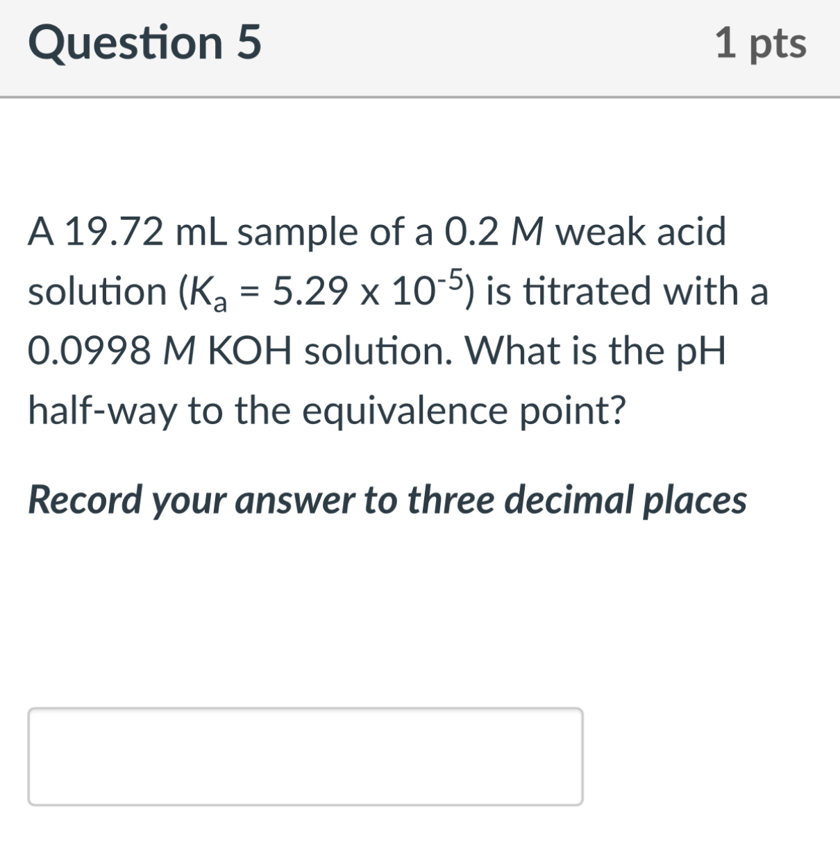 Solved A 19.72mL ﻿sample of a 0.2M ﻿weak acid solution | Chegg.com